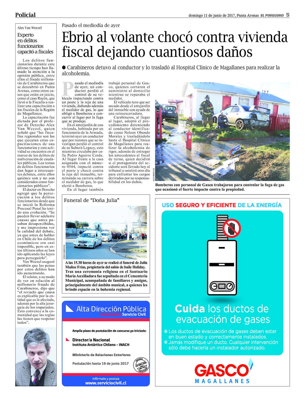 Profesor Alex van Weezel: Experto en delitos funcionarios capacitó a fiscales